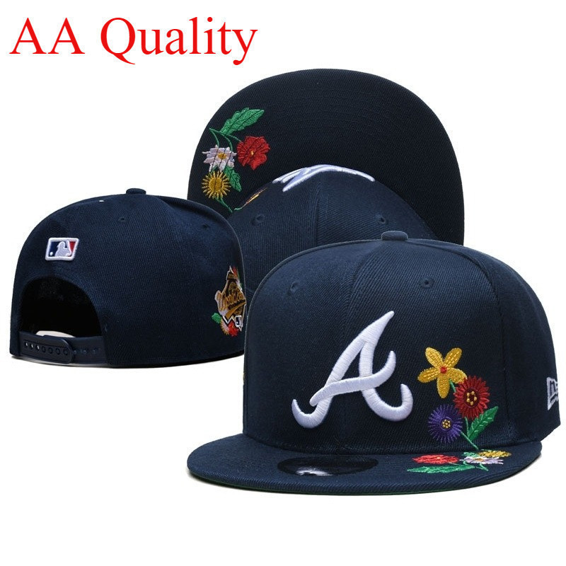 AA Quality New Era Atlanta Warriors 9FIFTY Navy Blue Baseball Cap with ...