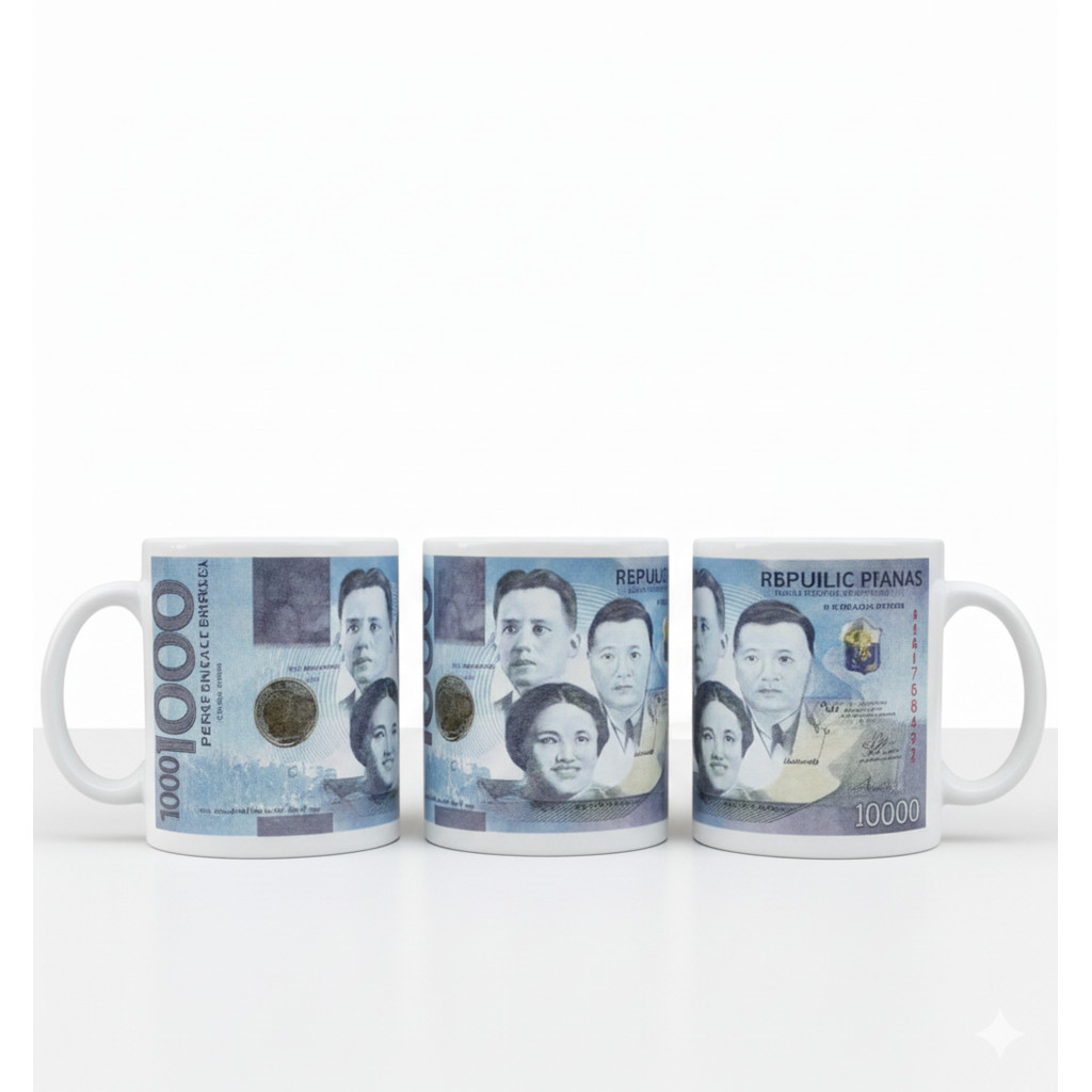 Philippine Bill Mug 11oz - Peso Design for perfect for ALL AGES AND ...