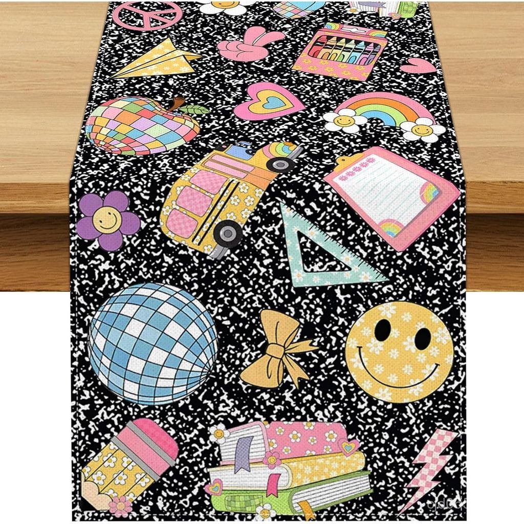 Composition Notebook Table Runner for Back to School Party Decoration ...