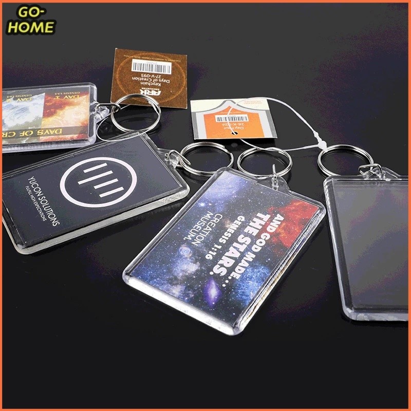 T⚡GO⚡Cartoon acrylic key chain plastic advertising hotel house number ...