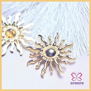 Golden sun-shaped shirt button (about 3cm) - BonBon accessory | Shopee ...