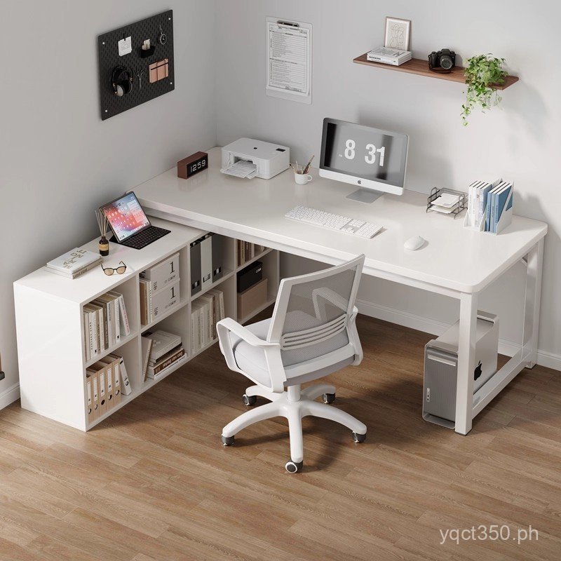 Corner Simple Girl's Bedroom Desk L Modern Desk Style Computer Desk ...