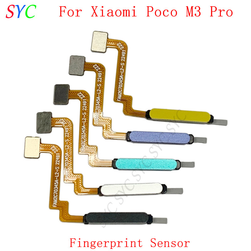 Fingerprint Sensor Button Flex Cable For Xiaomi Poco M3 Pro Touch ...
