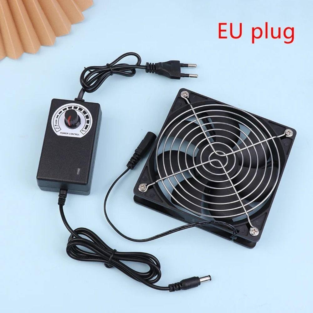 BAHAN Server Cooling Fan, 12CM 2700RPM Speed Exhaust Cooling Fan ...