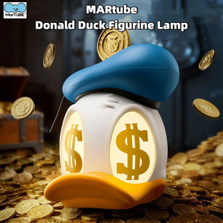 MARtube Donald Duck Ornaments Lamp Cartoon Desktop Ornaments Rich Duck ...