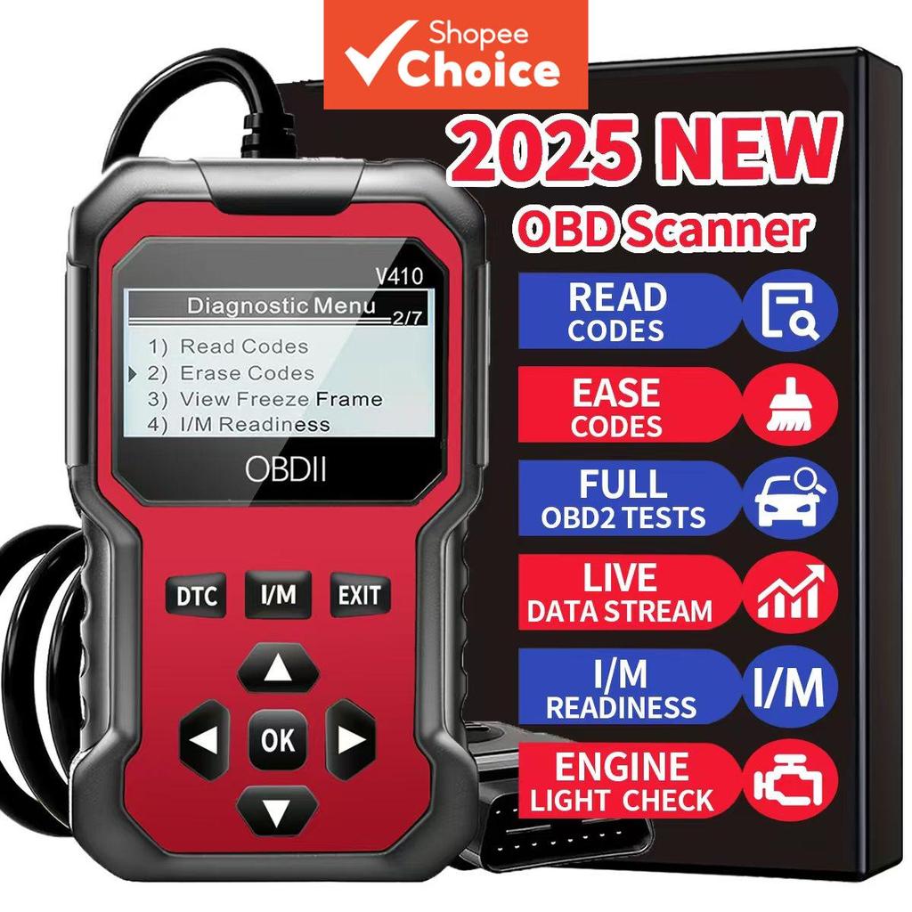 Universal OBD2 Scanner Diagnostic Tool Engine Fault Code Reader For All ...