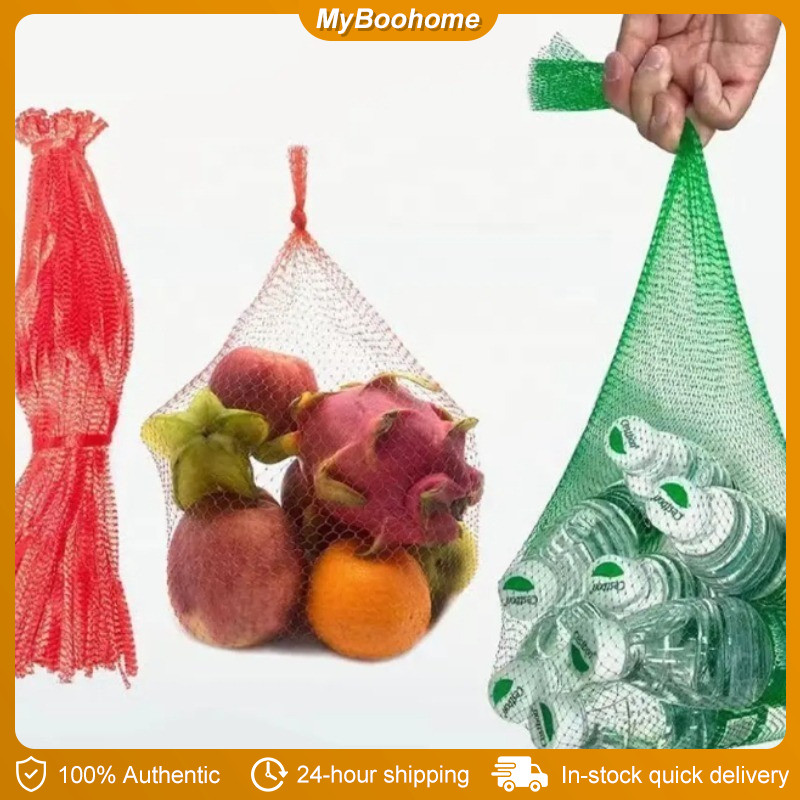 100pcs 12 inch Nylon Net Reusable Nylon Mesh Net Produce Grocery Toys ...