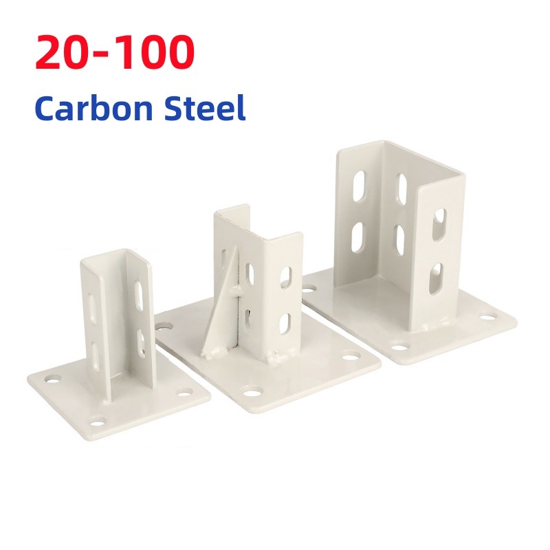 Aluminum Profile Square Snchor Connector Square Foot Cup Ground Anchor ...