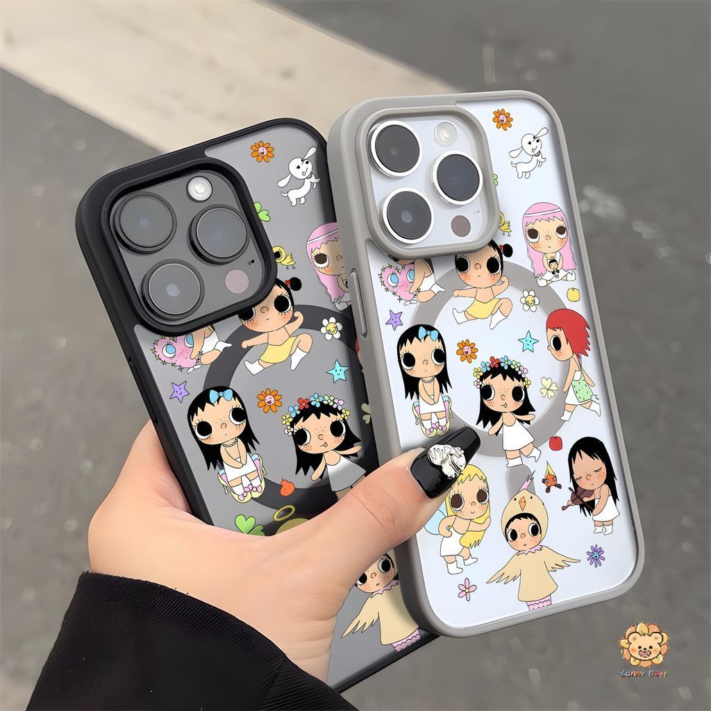 Cute XiaoYu Clear Magnetic Phone Case For iPhone 17 Pro Max 16 15 14 13 ...