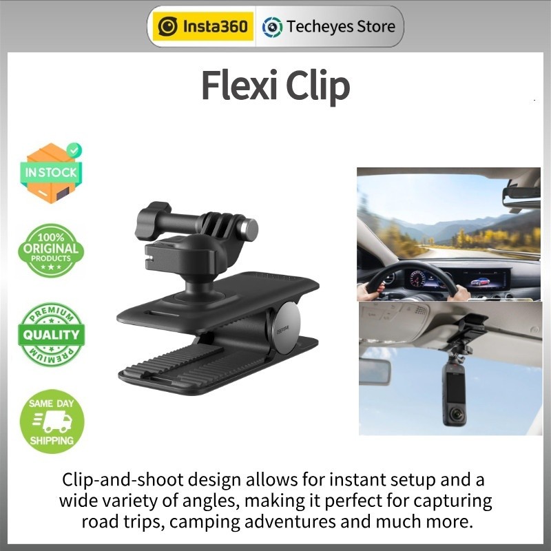 Insta360 Flexi Clip for Insta360 X5、Ace Pro 2、GO 3S、X4、X3、Ace、GO Ultra ...