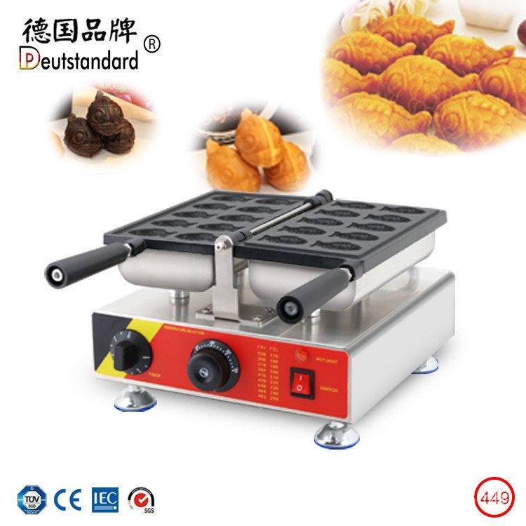Commercial Mini Taiyaki Machine Fish Fillet Mini Red Bean Stuffed Big ...