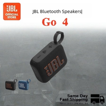 JBL GO 4 Portable Bluetooth Speaker - IP67 Waterproof, Mini Design, 10H ...