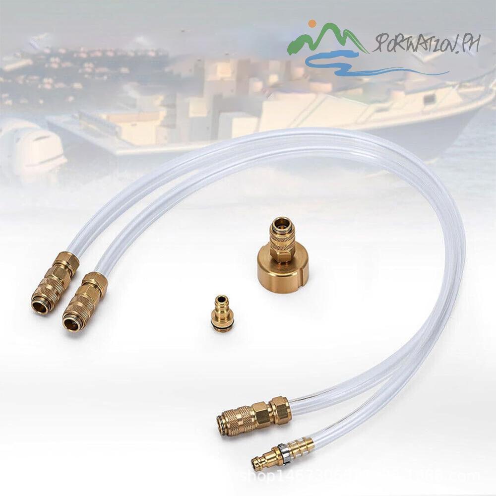 Bleed Kit & Fill Kit with Leak Free Brass Fitting Oil Filler Kit Rust ...