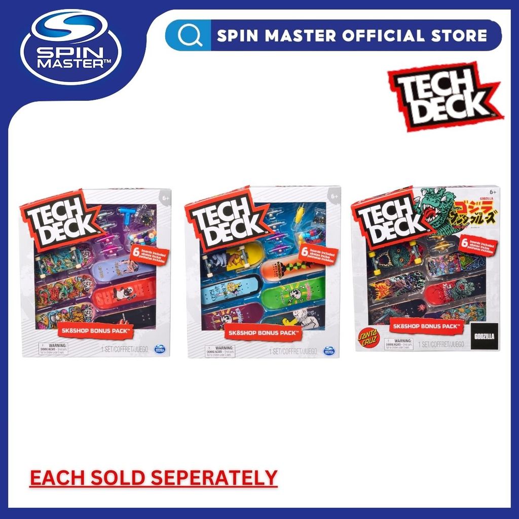 Tech Deck Sk8shop Fingerboard Bonus Pack Ultimate Fingerboard Kit ...