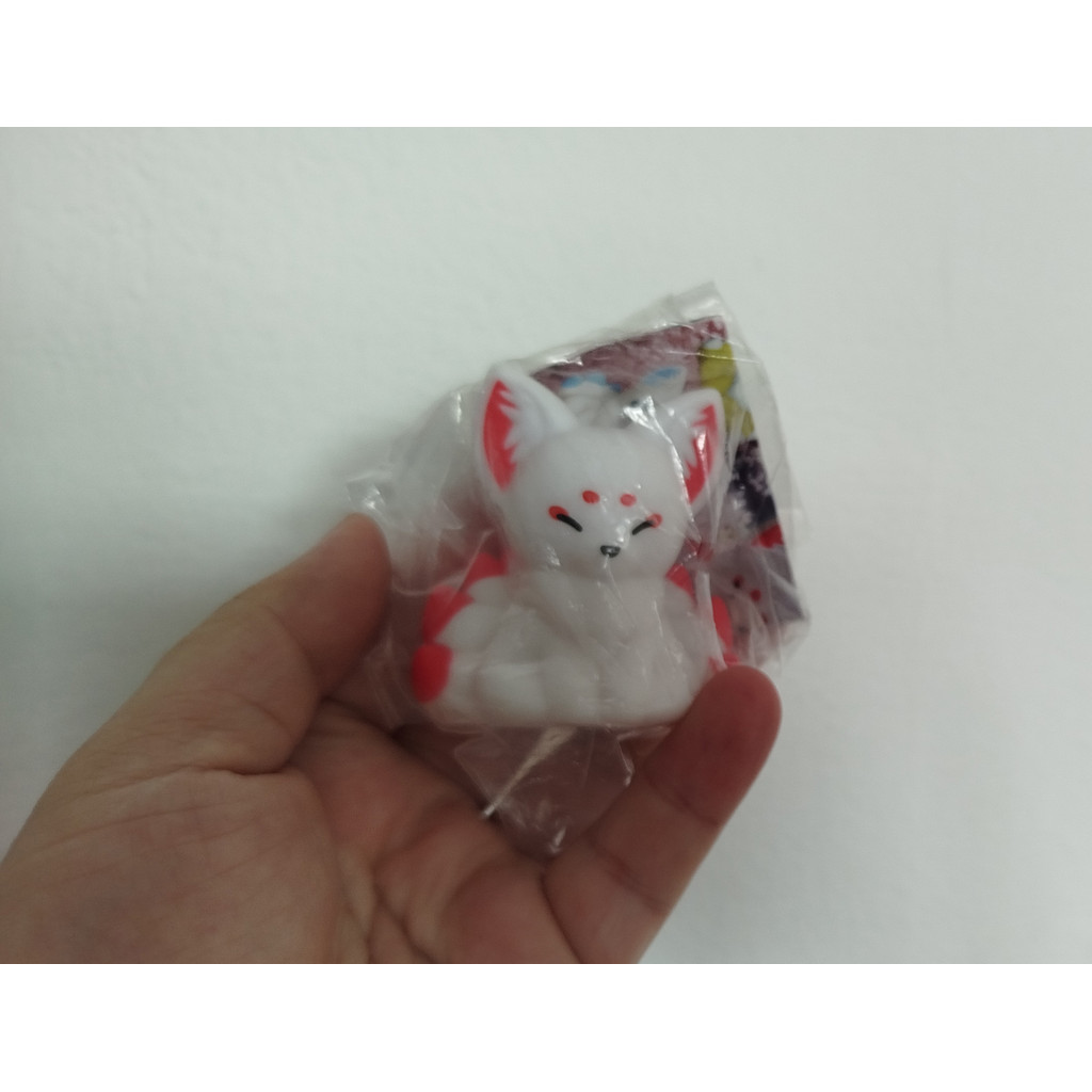 Gashapon Kyuubi Nine Tailed Novel Vol 2 (Lamp) White Red Amufun Toys ...