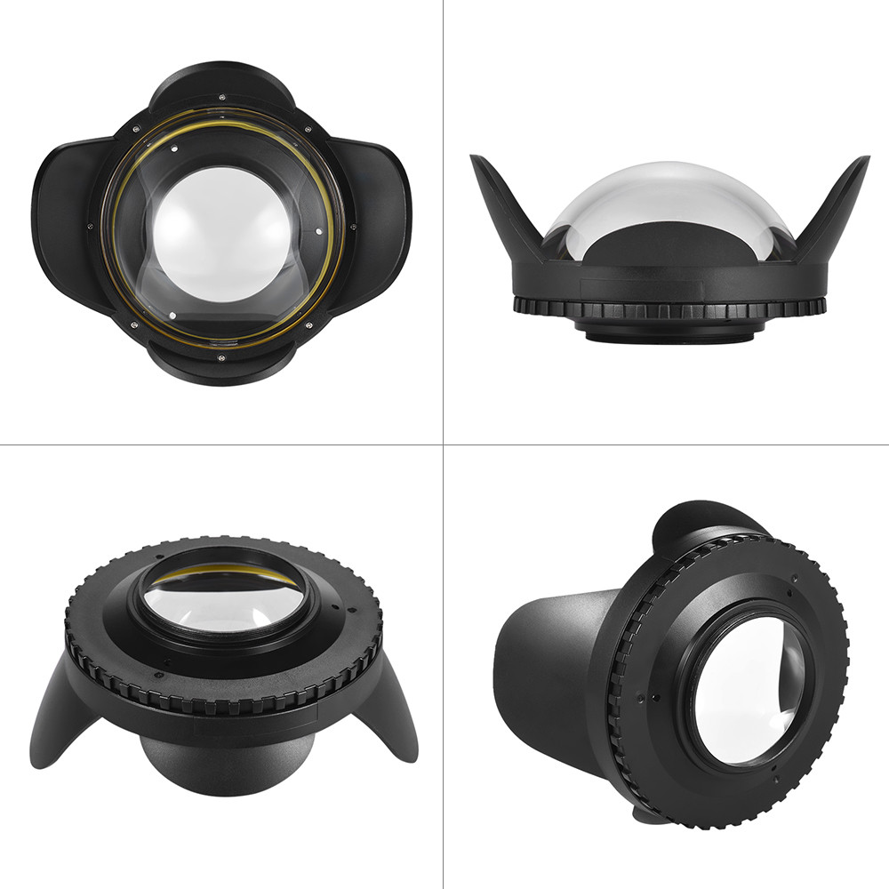 outstyle-PH XIXIAN Underwater Camera 200mm Fisheye Wide Angle Lens Dome ...