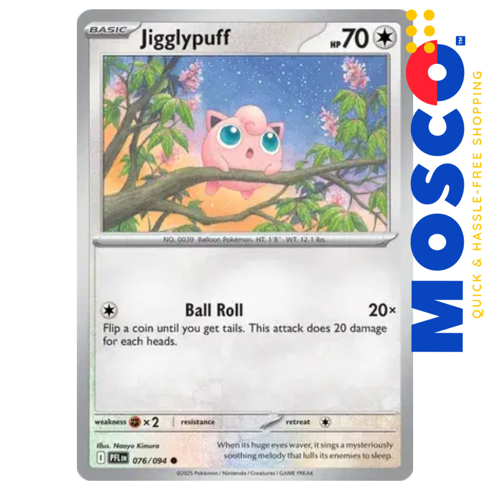 Jigglypuff- 076/094 ME02 Phantasmal Flames | Pokemon TCG | Shopee ...