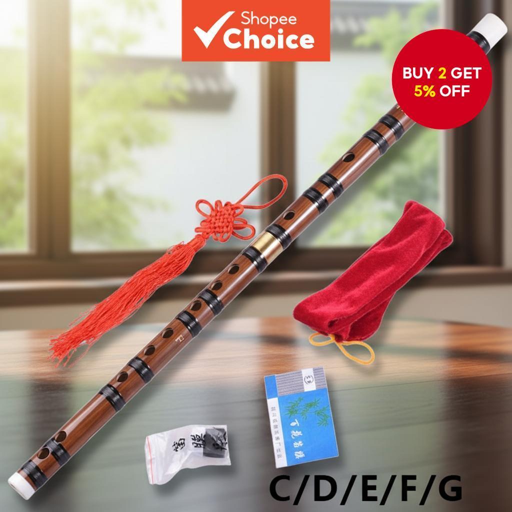 High Quality Chinese dizi Bamboo Flute Transversal Woodwind Flutes ...