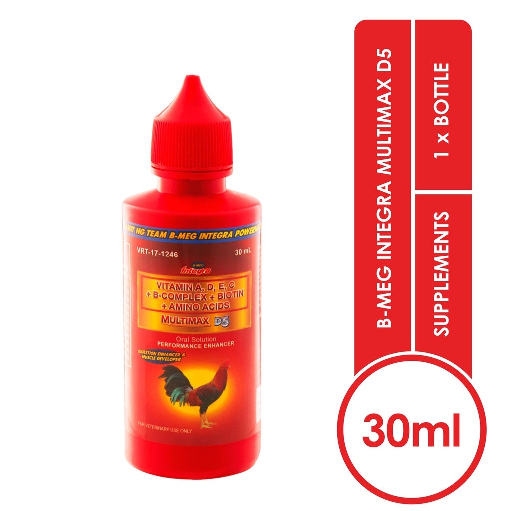 Multimax D5 Bird Supplement 30ml - Premium Game Fowl Nutrition from ...