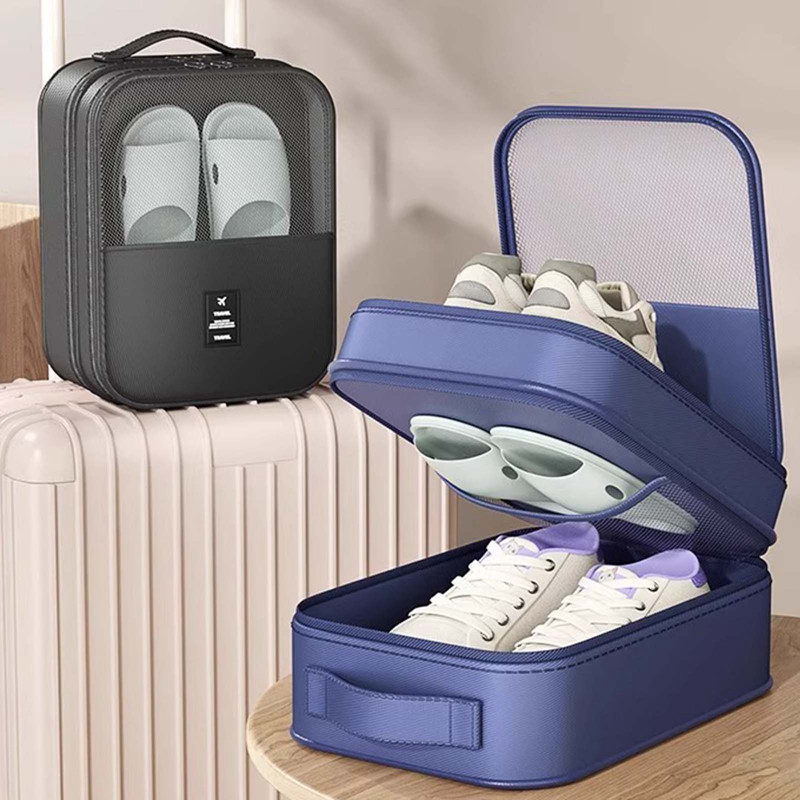 3-Layer Travel Shoe Bag Sports Shoe Storage Pouch Portable Foldable ...