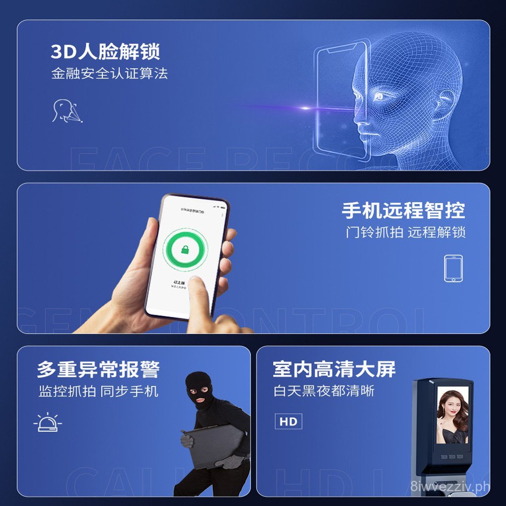 Fully Automatic Fingerprint Lock for Home Anti-Theft Entry Door Face ...