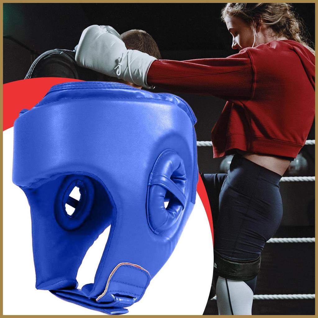 Boxing Headgear Kickboxing Head Gear Kickboxing Adjustable Headgear ...