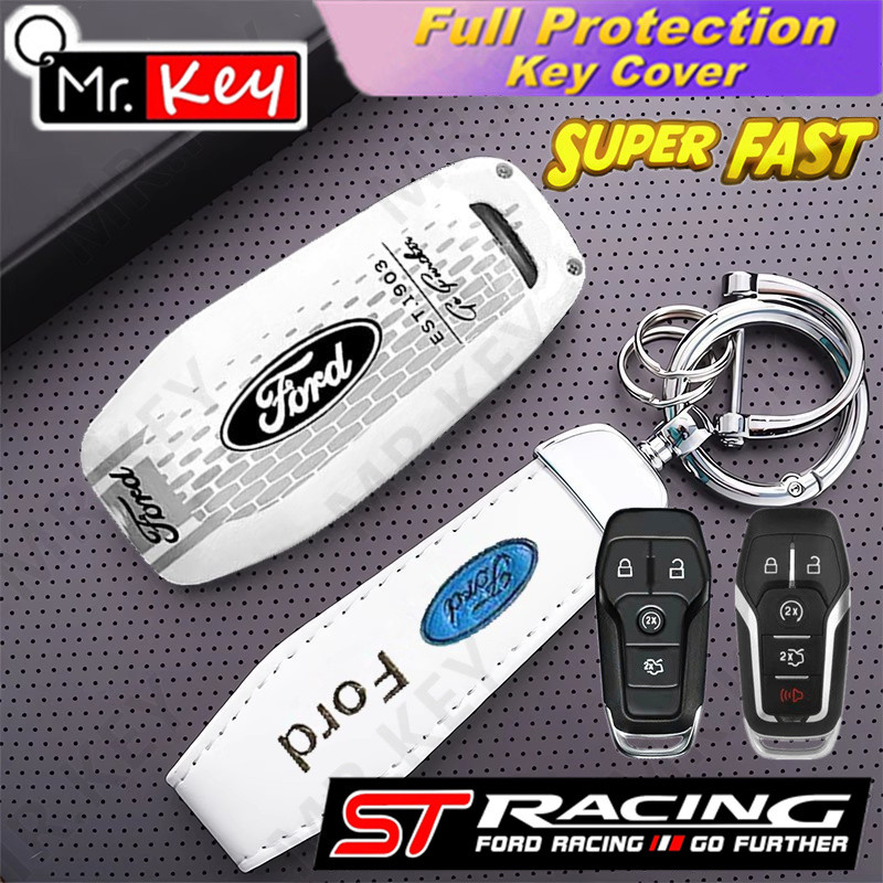 [Mr.Key] FORD ST Modify Key Case Cover For Ford Fusion F-150 Edge ...