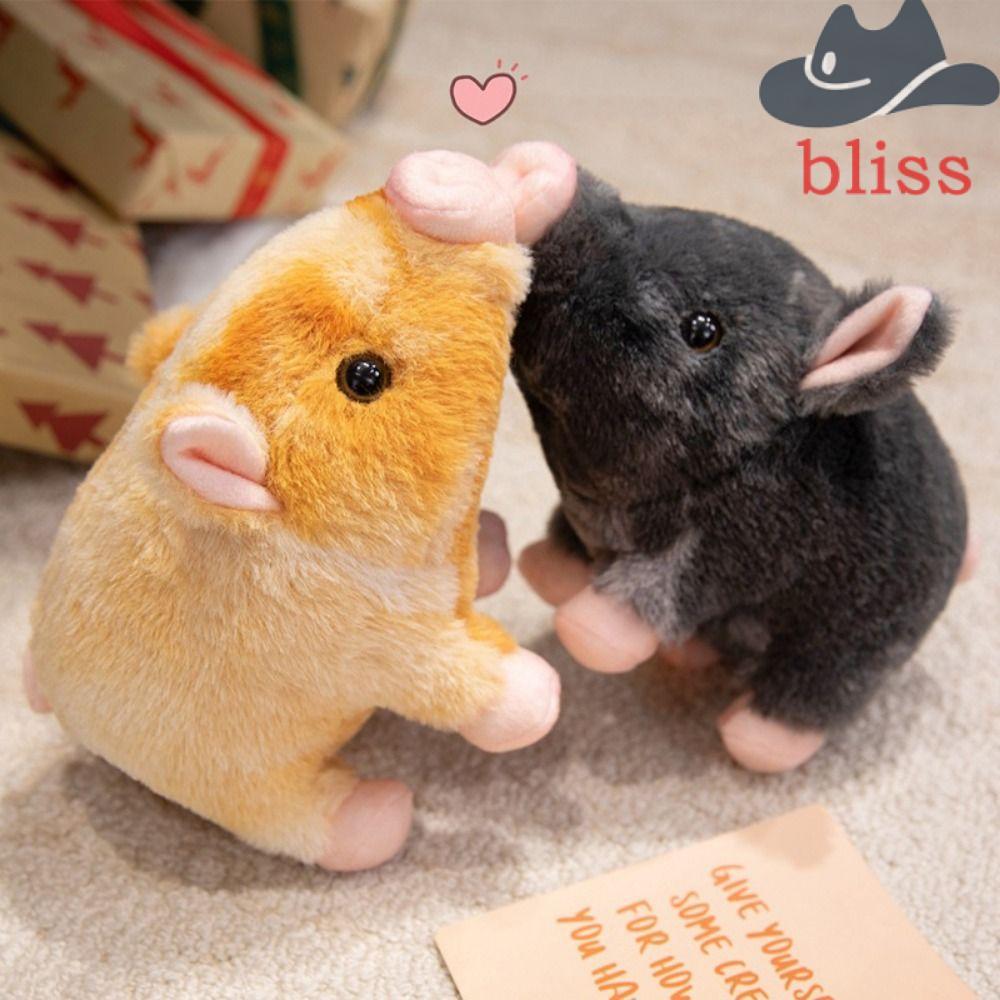 BLISS Plush Piggy Doll, Soft Fluffy Piggy Plush Toy, Kawaii Comfortable ...
