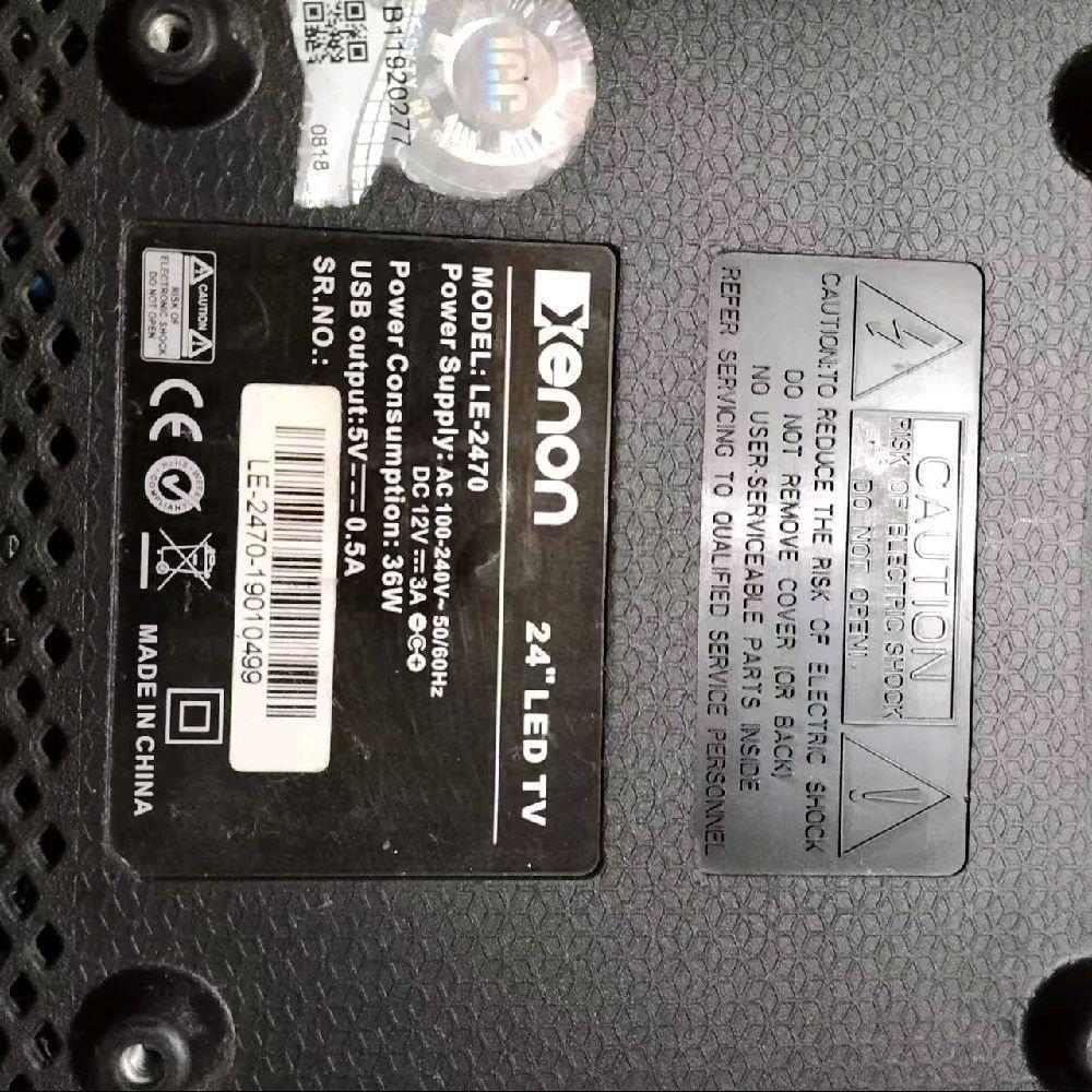 READY TO USE UNIVERSAL REMOTE FOR XENON TV MODEL:LE-2470 ONLY | Shopee ...