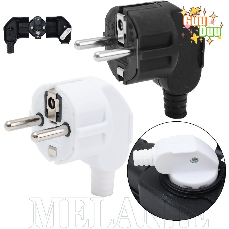 [ GuuDuu ]EU AC Power Adapter Socket - 16A 250V Male Converter - German ...