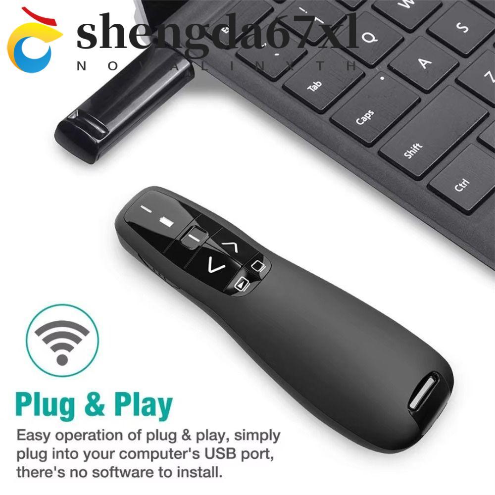 SHENGDA 2.4GHz Wireless Presenter, USB Control Infrared Remote ...