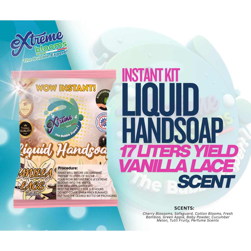 Extreme Blooms - Instant Liquid Hand Soap 17 Liters Yield (Just Add ...