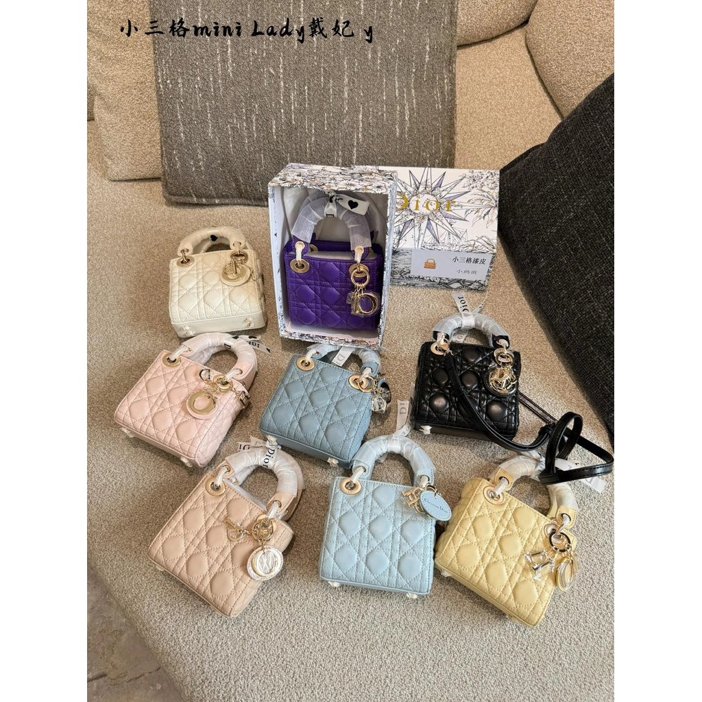 DIOR super mini micro super mini Sheepskin Diana Bag Shoulder Messenger ...