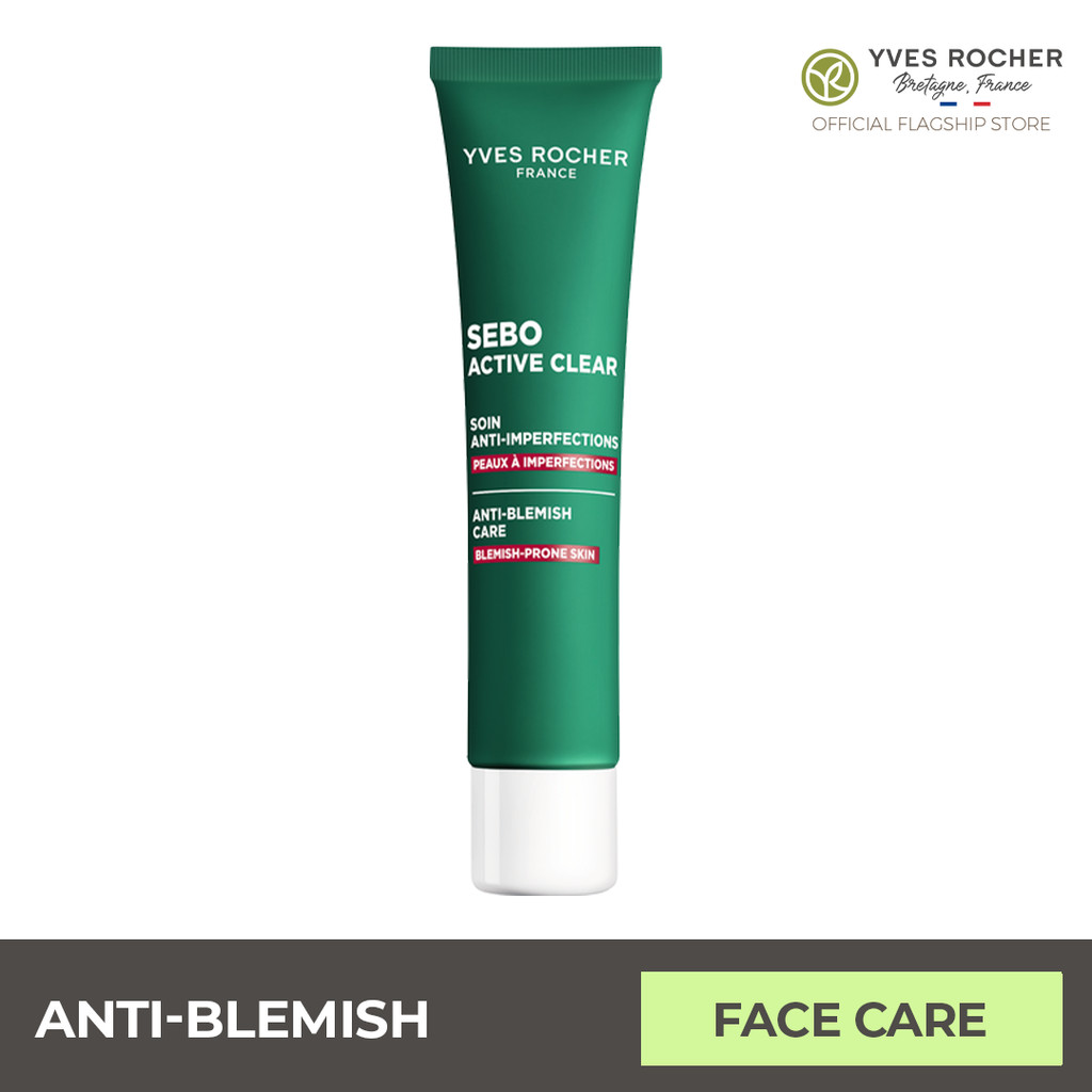 Yves Rocher Sebo Active Clear Anti Blemish Care 40ml - Moisturizes ...