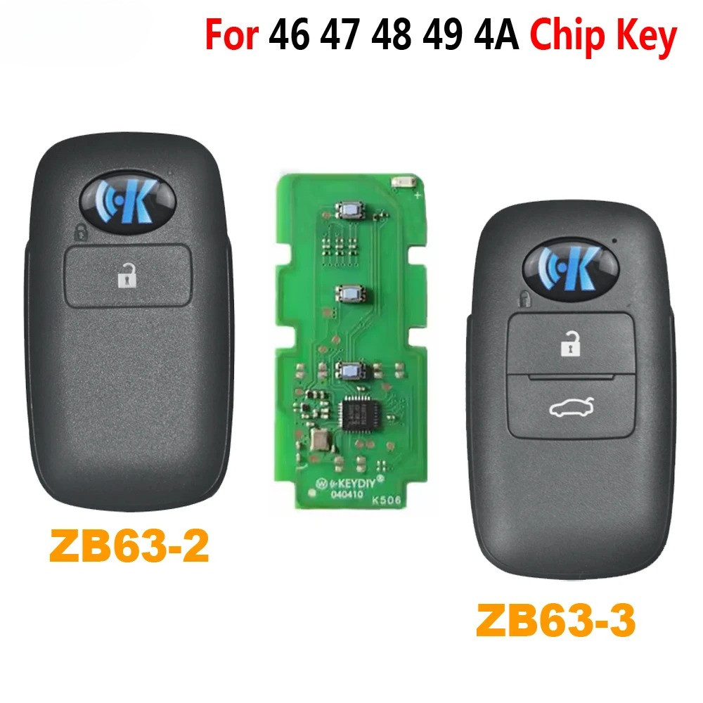 KEYDIY KD Smart Key ZB Series Car Remote ZB63-2 ZB63-3 for KD-X2/KD-MAX ...