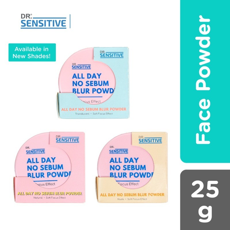 Dr. Sensitive All Day No Sebum Blur Powder 25g | Shopee Philippines