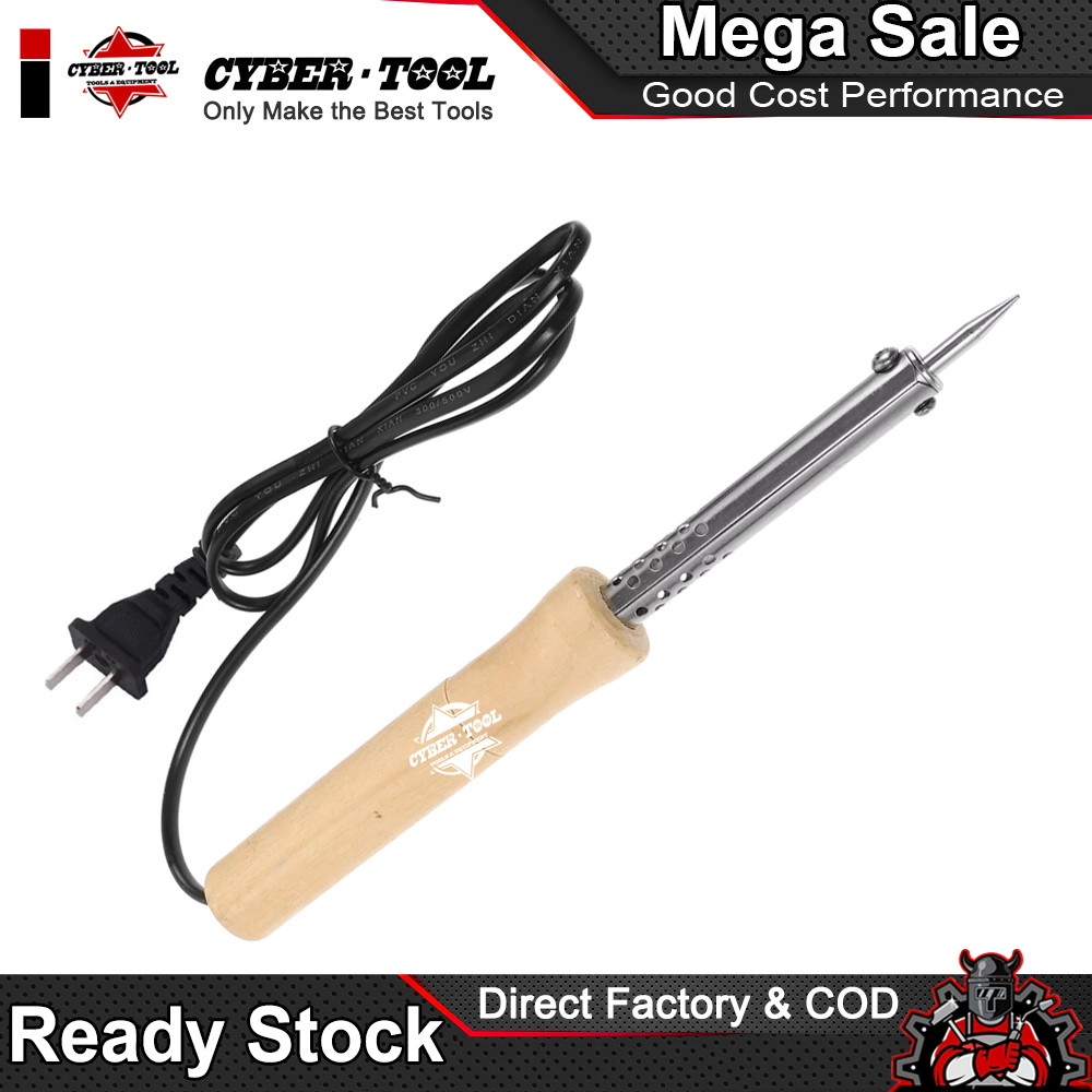 220V-240V AC 100W Soldering Iron, Wood Handle Welding Tool for ...