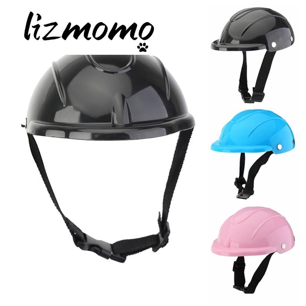 LIZMOMO Pet Dog Helmets, Solid Color Handsome Pet Motorcycle Headgear ...