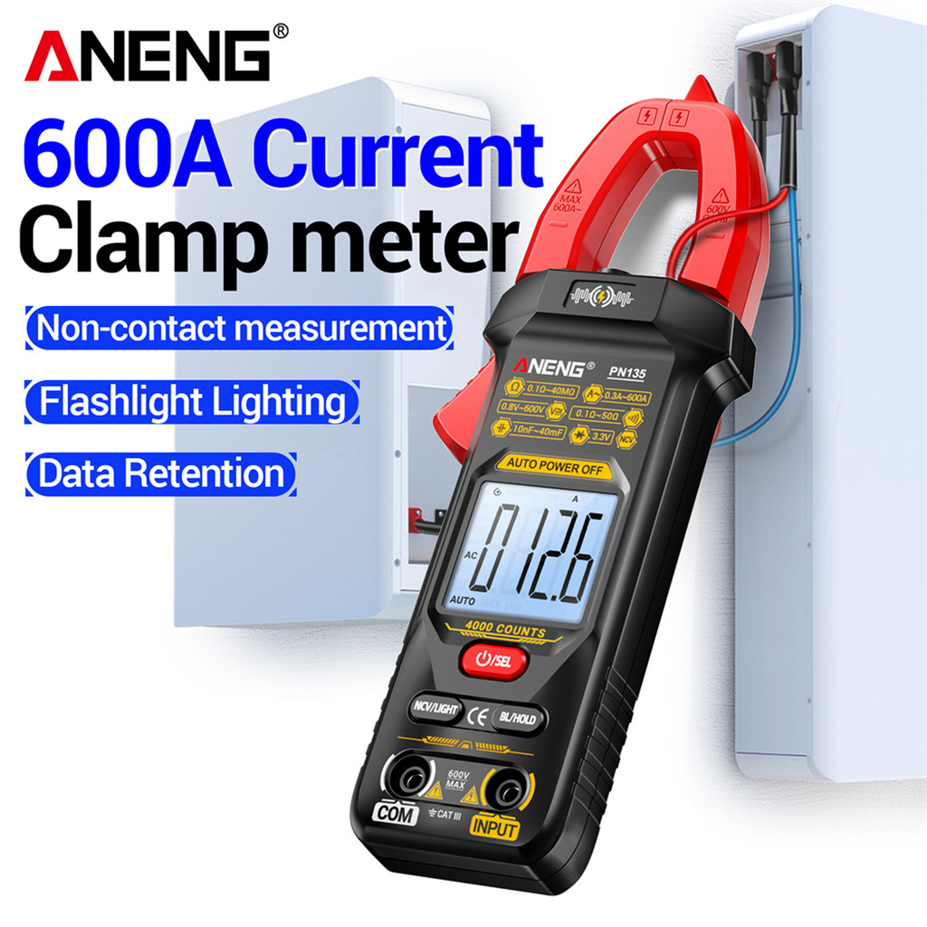 *hid* Portable Clamp Multimeter Digital Display AC/DC Voltage Clamp ...
