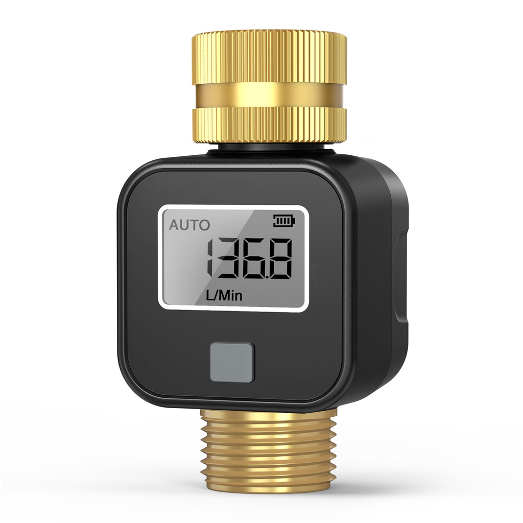 Water Flow Meter LCD Large Screen Water Volume Intuitively Visible ...
