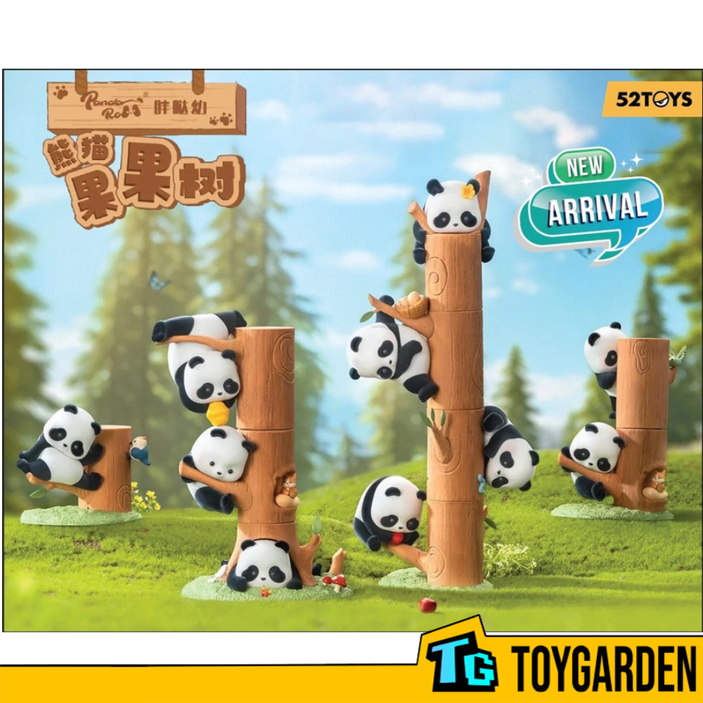 52Toys: Panda Roll Tree-Climbing Series Blind Box 胖哒幼熊猫果果树系列盲盒 | Shopee ...
