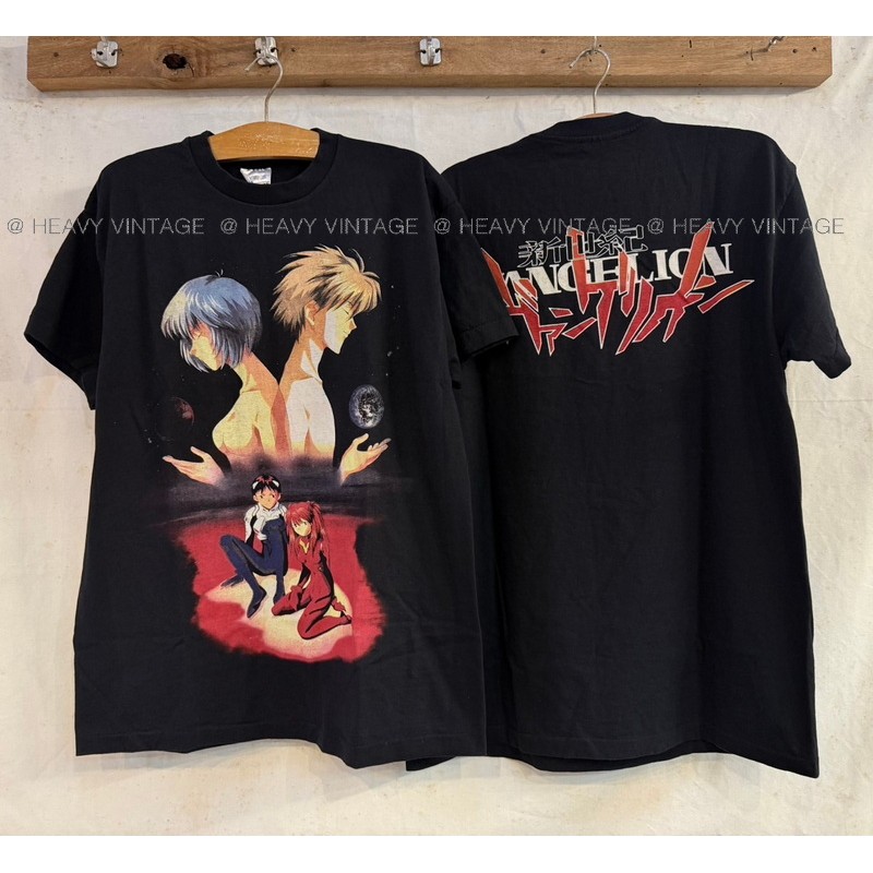 Evangelion The Legendary Animetion Cartoon T-shirt Legend heavy vintage ...