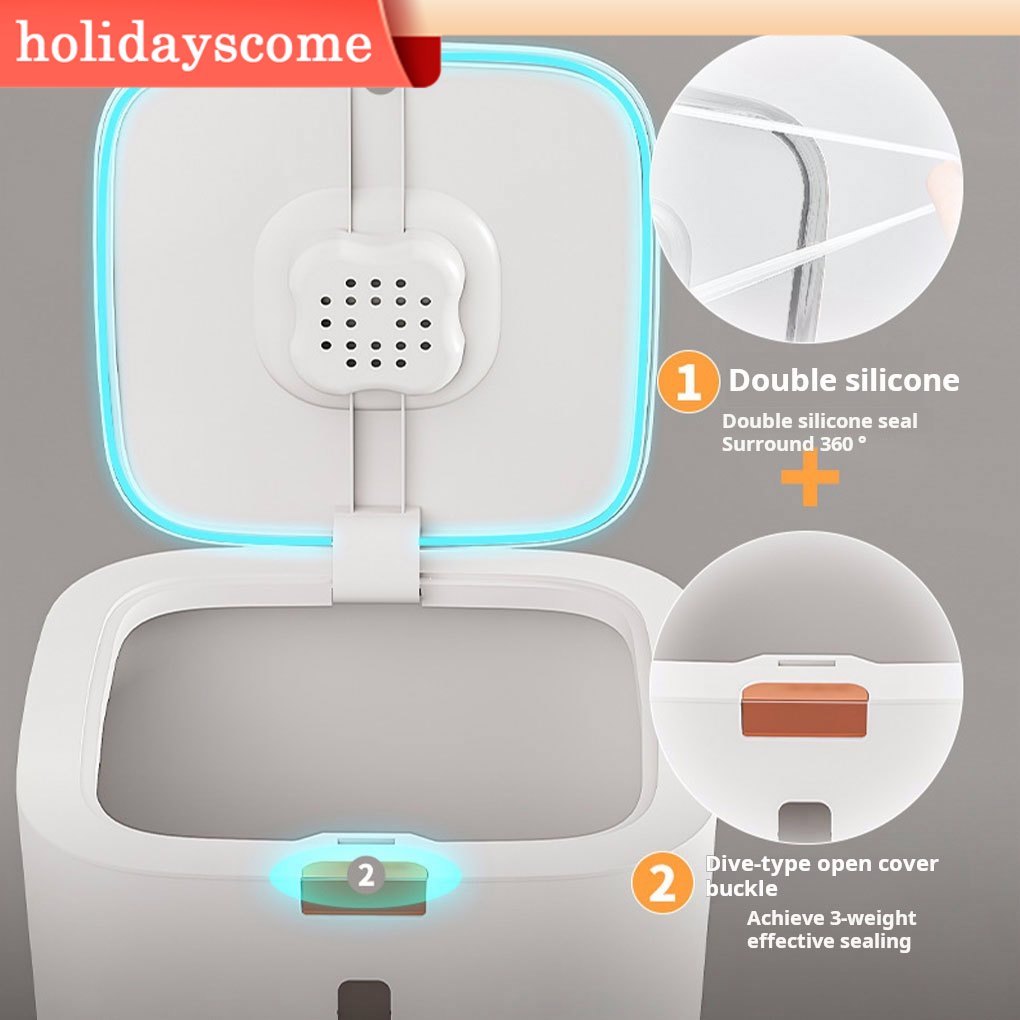 PP Double Sealing Ring Rice Storage Box For Effective Moisture Rounded ...