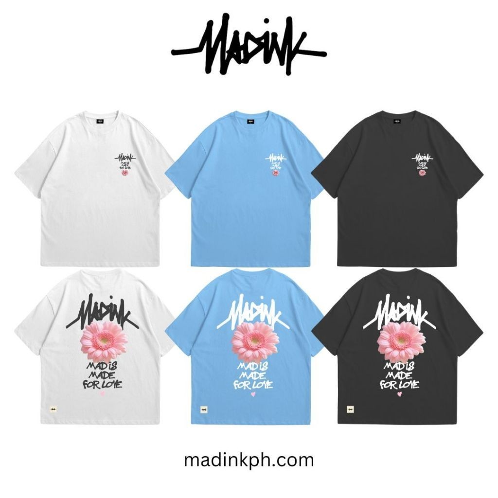 Customizable MAD INK Unisex Oversized Tee Mad is Made for Love COD ...