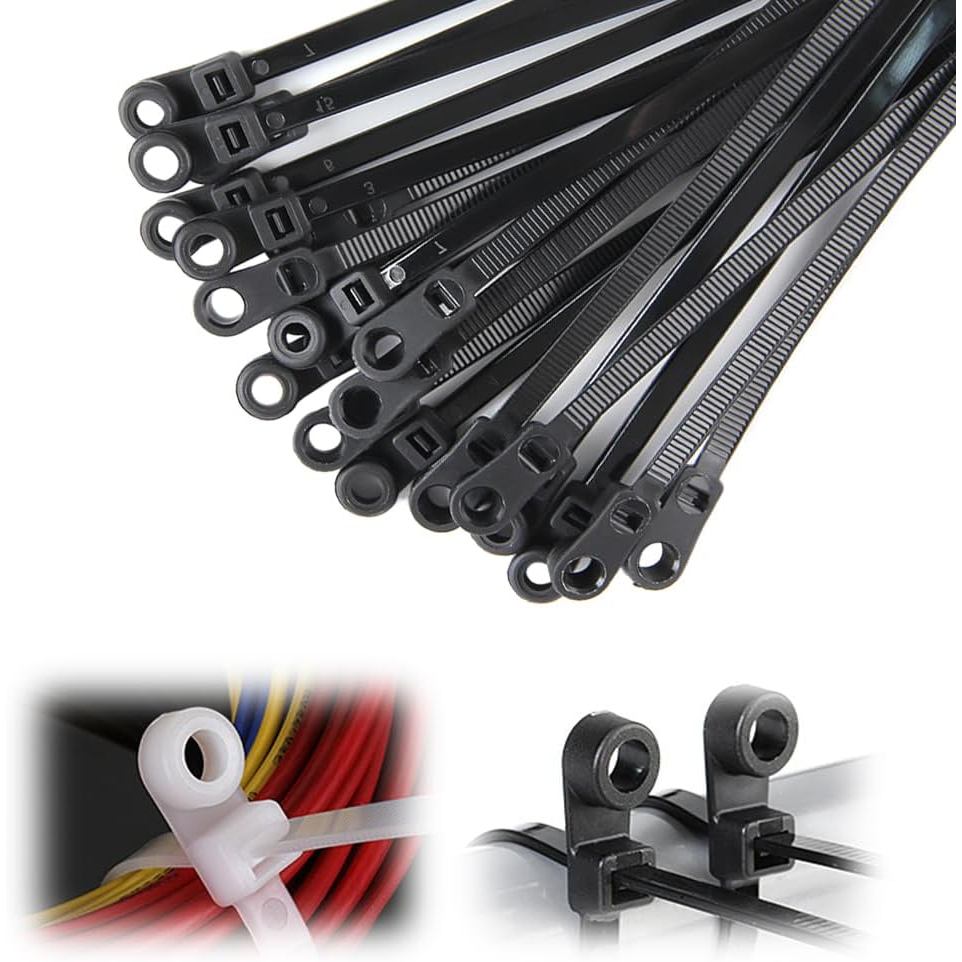 Self Locking Cable Tie 2026 New Zip Ties with Screw Hole Heavy Duty ...