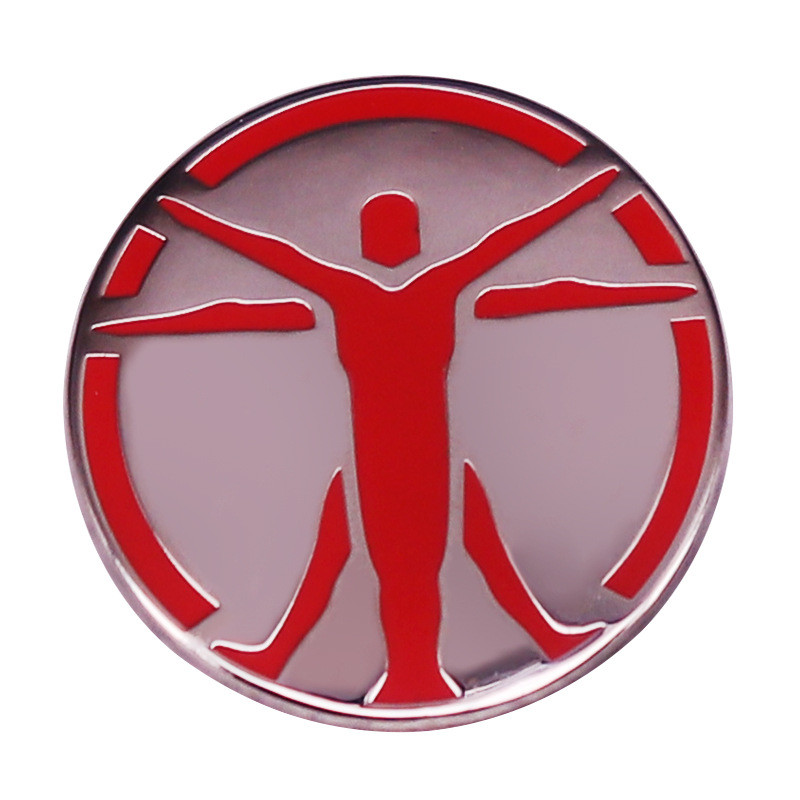 Fallout Radiation Game Research Institute Brooch Metal Badge ...