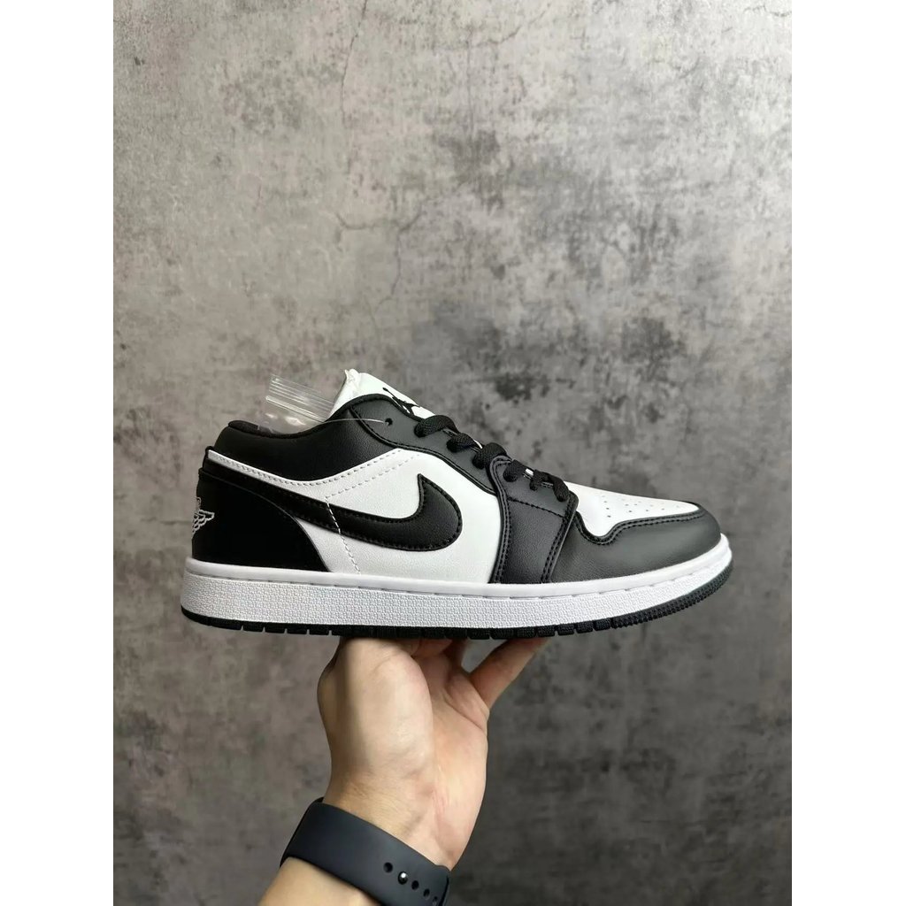 Nike Air Jordan 1 AJ1 Jordan 1 Black White Panda First Layer Low-Top ...