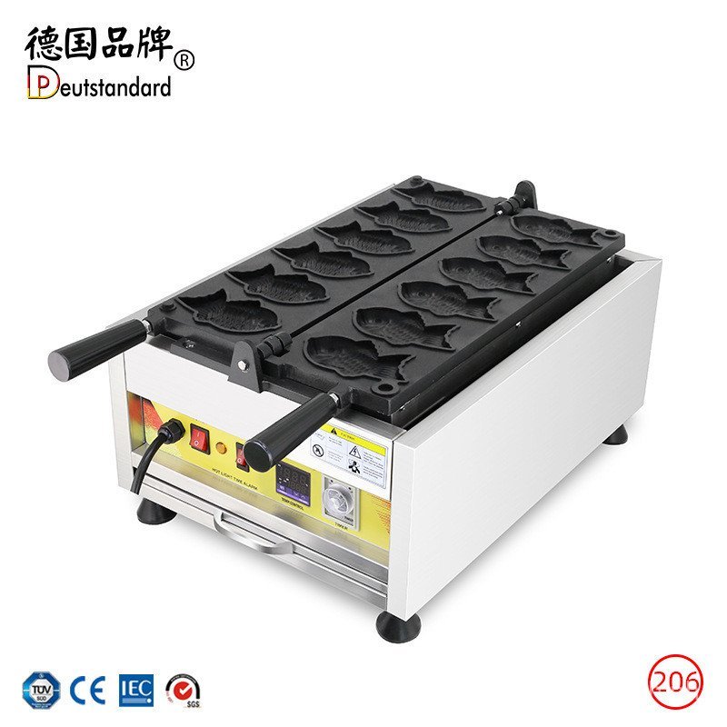Croissant Taiyaki Maker Double-Sided Heating Electric Griddle ...