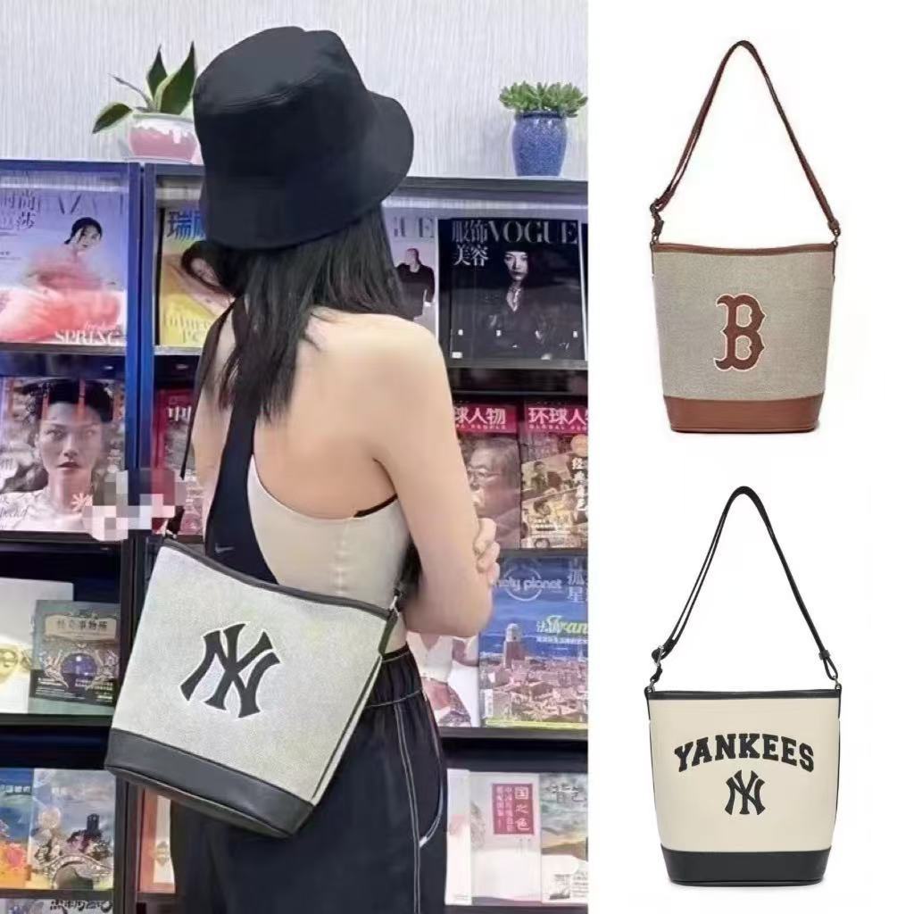 Korea Korea MLB Bucket Bag Classic Embroidered Shoulder Messenger Bag ...