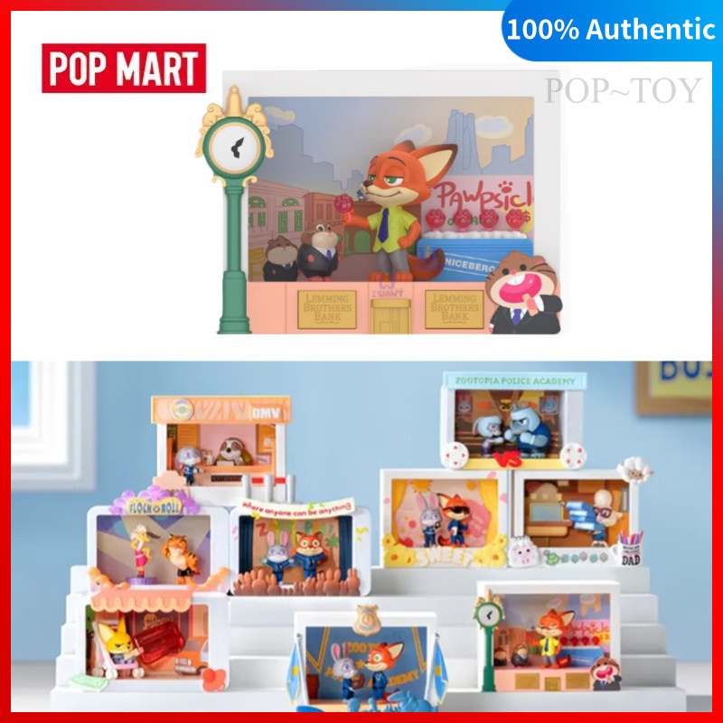 POPMART Disney Zootopia Highlight Moment Series Blind Box Cute Figures ...